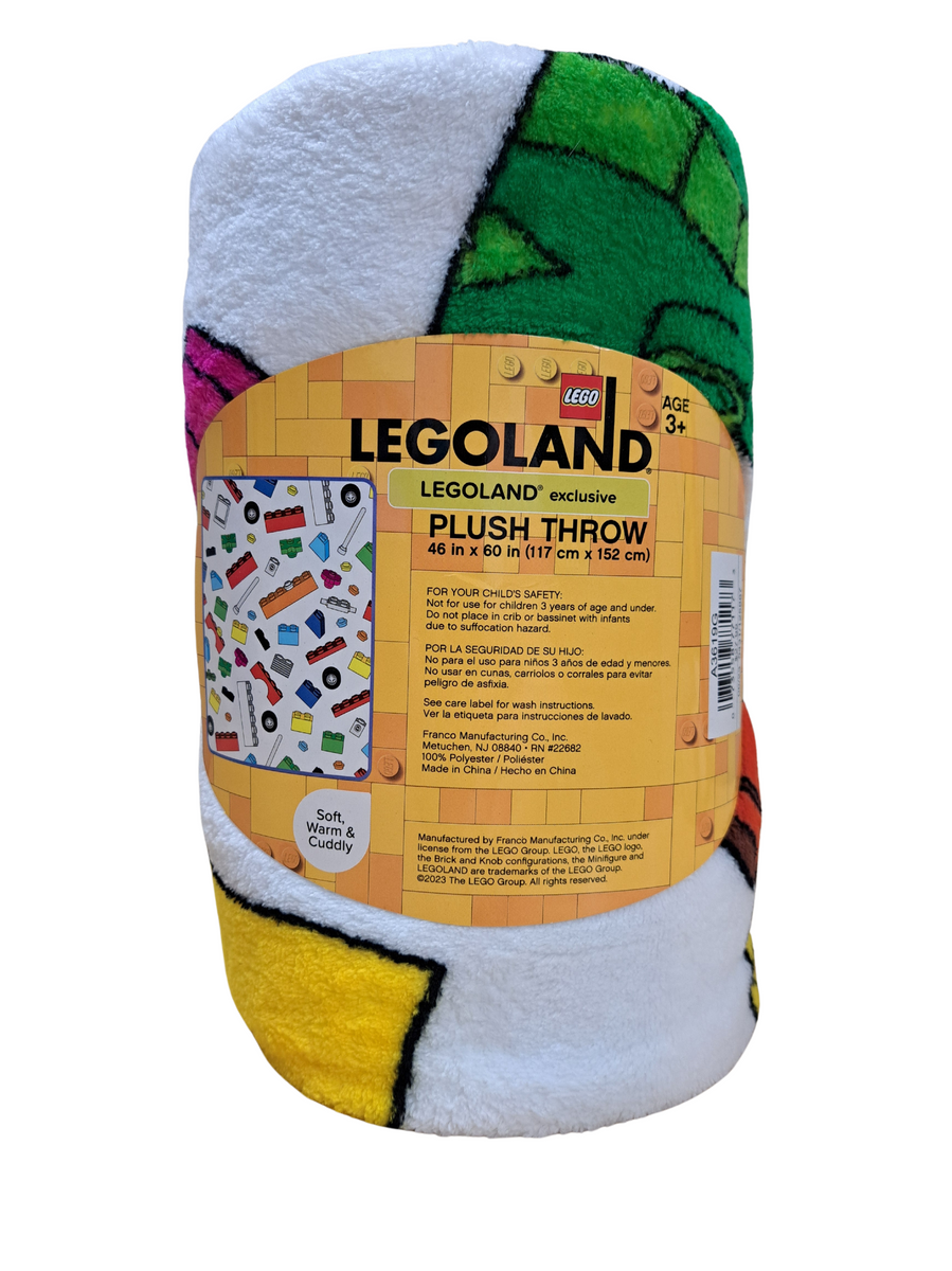 LEGOLAND® EXCLUSIVE! LEGO® Building Blocks Throw – LEGOLAND® California ...
