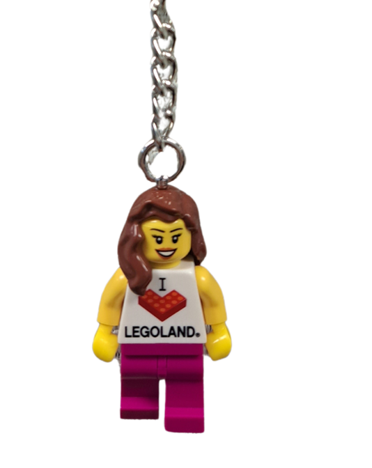I Heart LEGOLAND Keychain Girl – LEGOLAND® California Resort Online Shop