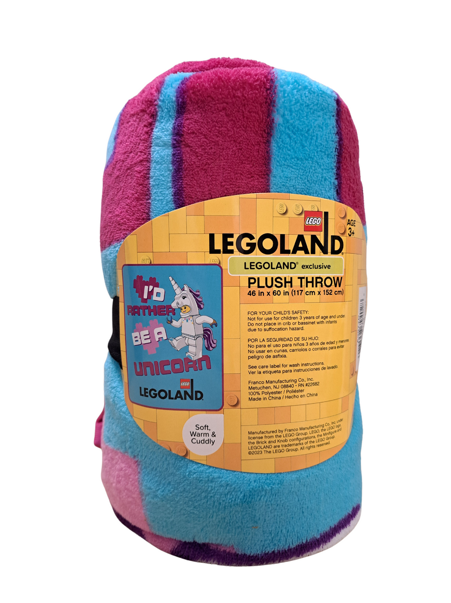 LEGOLAND® EXCLUSIVE! LEGO® Unicorn Wishes Throw – LEGOLAND® California ...