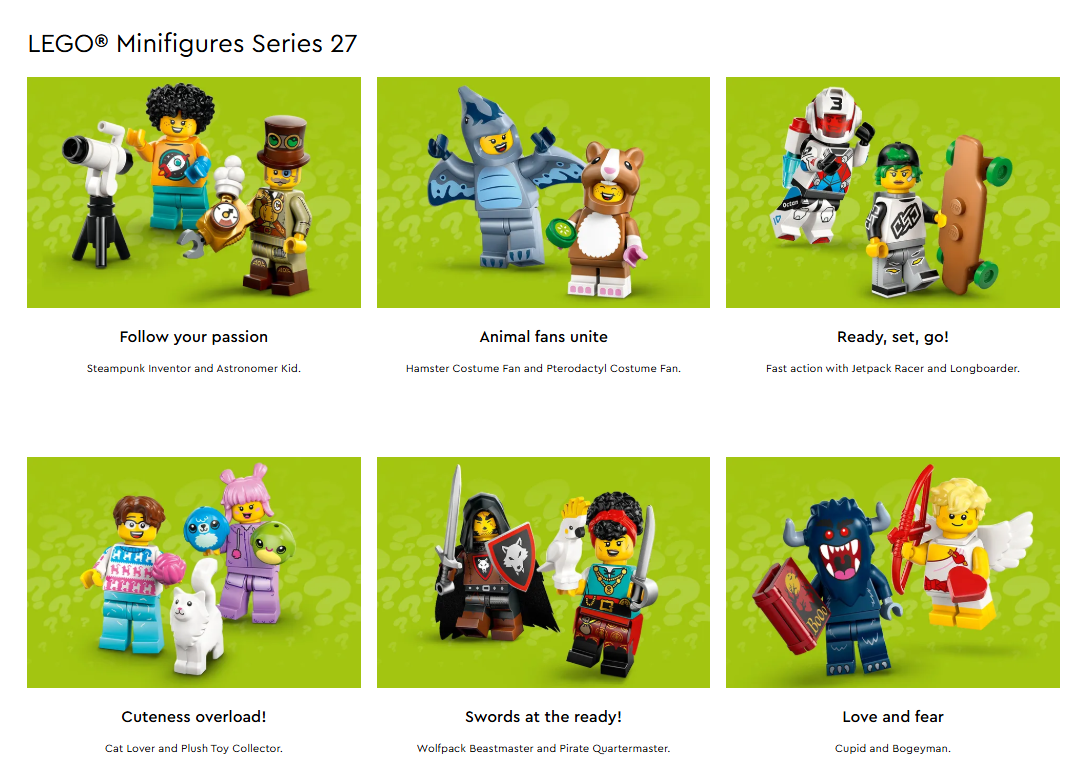 Series 27 Minifigures – LEGOLAND® California Resort Online Shop